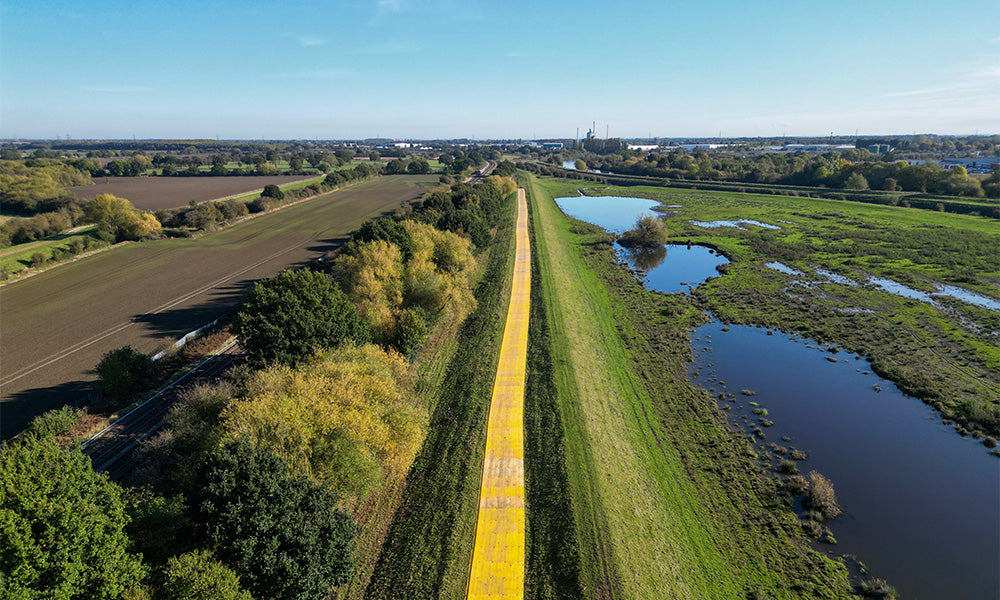 XtremeMat Trackway Supports Sewage Works Near Doncaster | GroundGuards