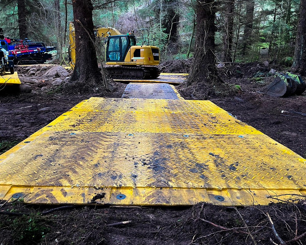 Weight Loading for Ground Protection Mats | GroundGuards