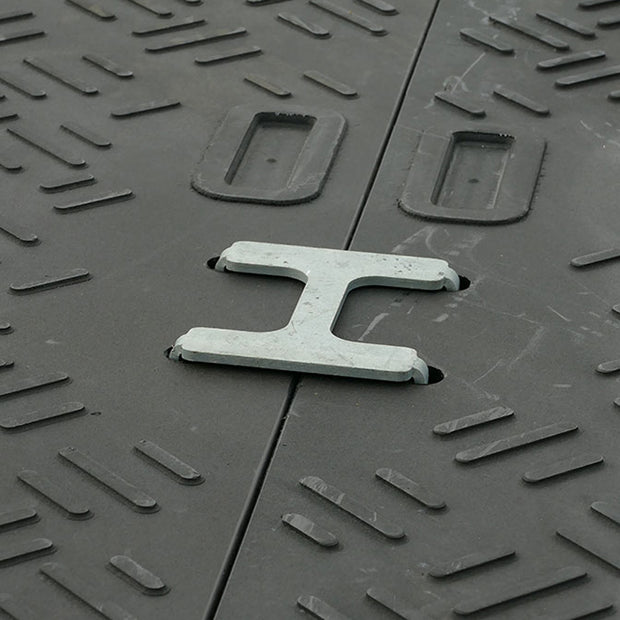 Low Profile Four Way Joiner for Ground Protection Mats | GroundGuards